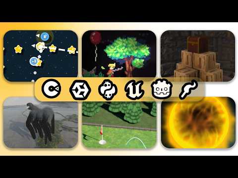 6 DEVS Make a Physics Game in 6 GAME ENGINES!