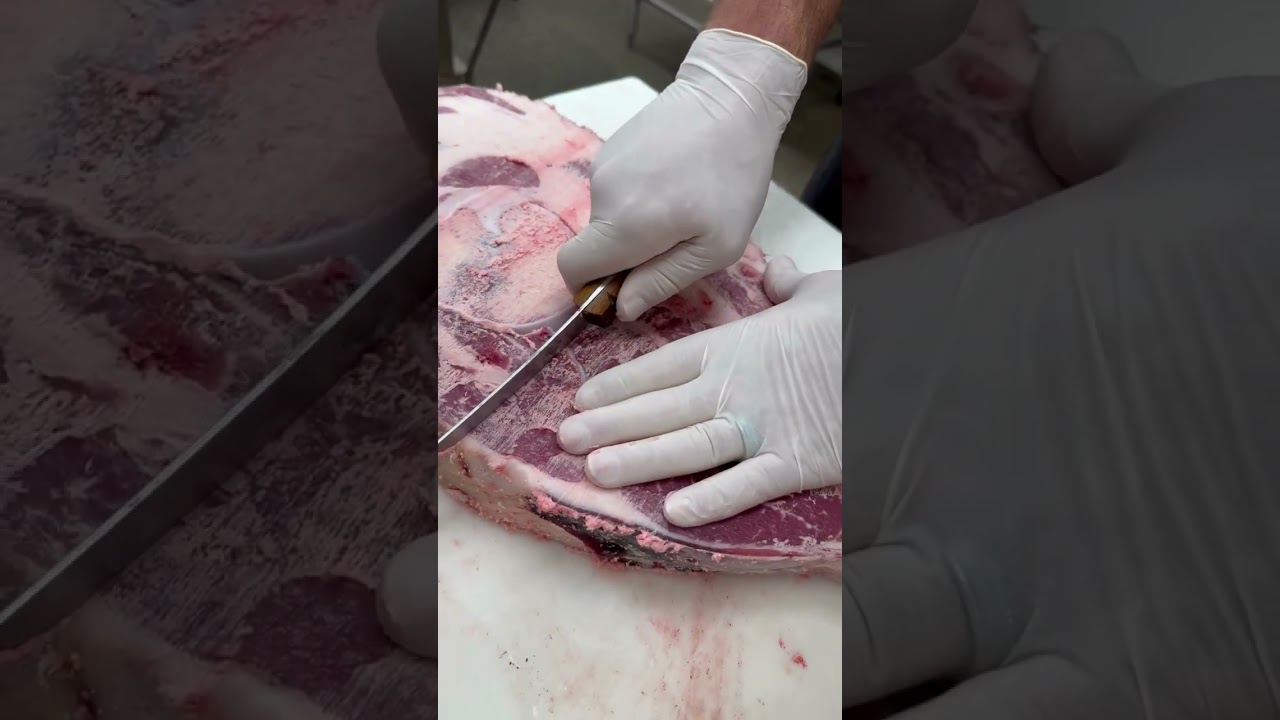 Cutting Beef Arm Roasts for the Beef Diagram YouTube video! #shorts #beef #butcher #butchering