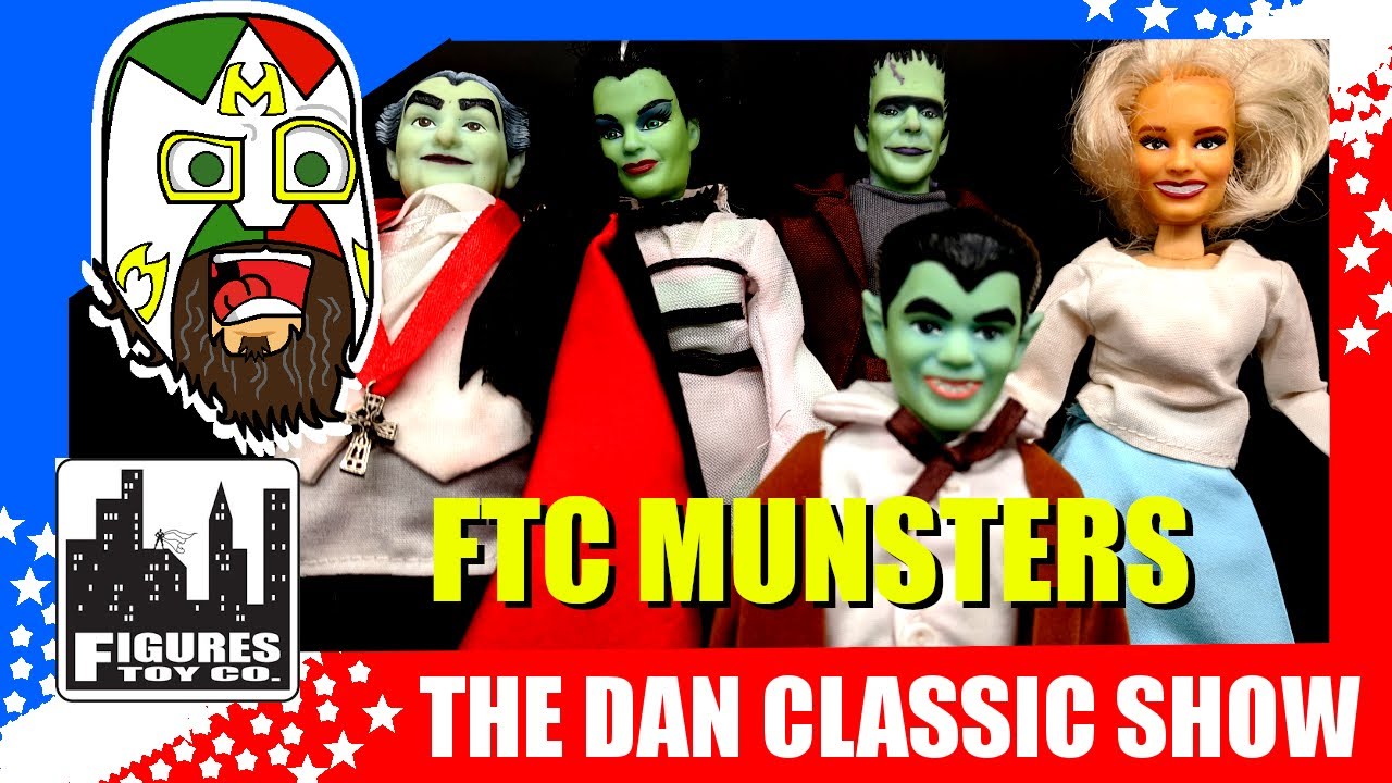 Mego Style Munsters by Figures Toy Company 2004 - The Dan Classic Show - Halloween Special Part 4