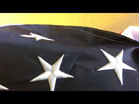 Embroidered American Flag from Harbor Freight