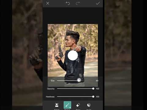 #shorts #viral gun photo shoot editing background change || picsart photo editing