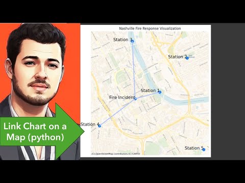 NetworkX Link Chart on Map Using Python [ How to Guide with Code ]