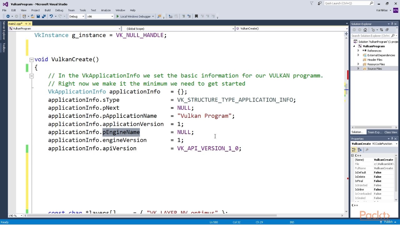 Vulkan Programming : VULKAN Instance | packtpub.com