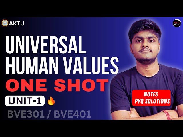 Understanding Universal Human Values and Professional Ethics | Galaxy.ai