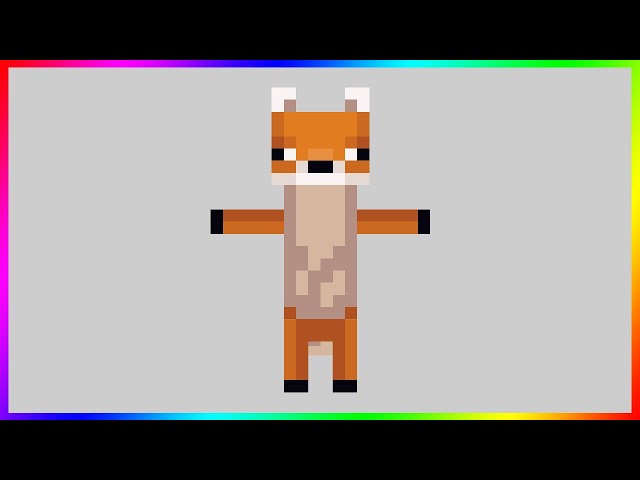 3D Fox Totem (All versions, Java and Bedrock) Minecraft Texture Pack