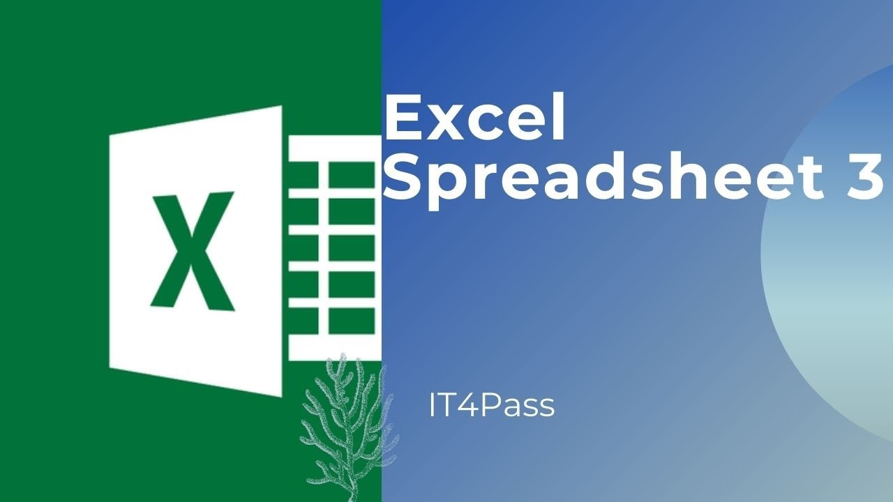 Excel Spreadsheet 3