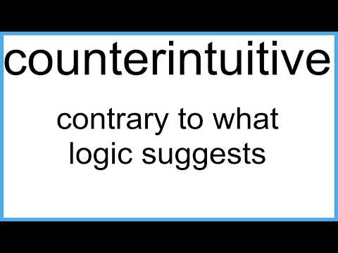counterintuitive The New English Dictionary meaning | Learn English Vocabulary