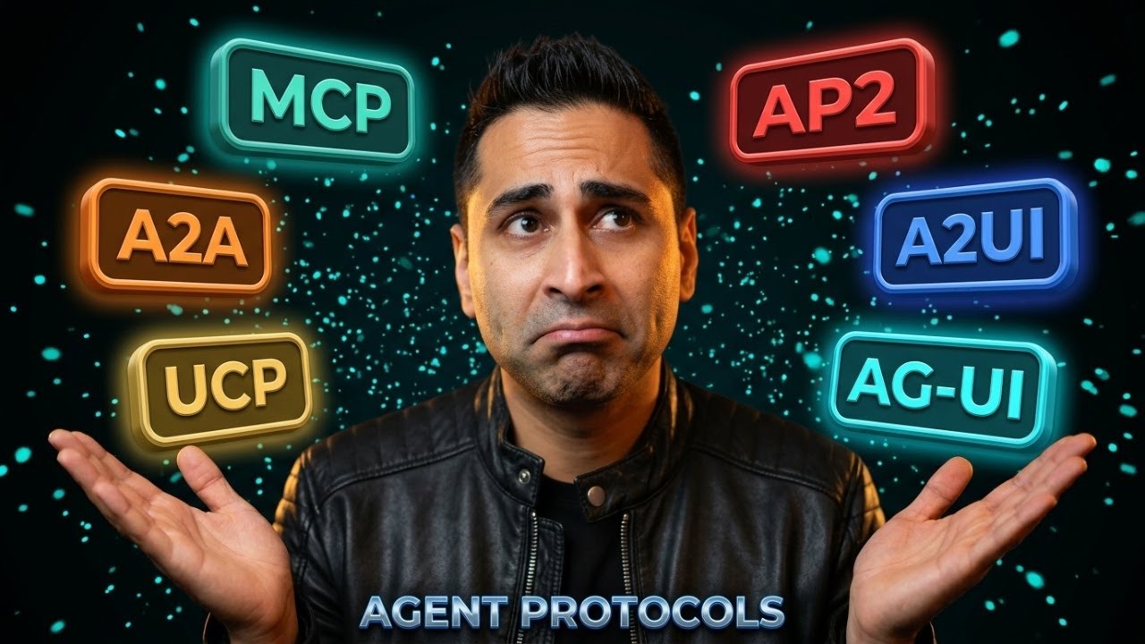 Core AI Agent Protocols with ADK Explained - MCP, A2A, UCP, AP2, A2UI & AGUI