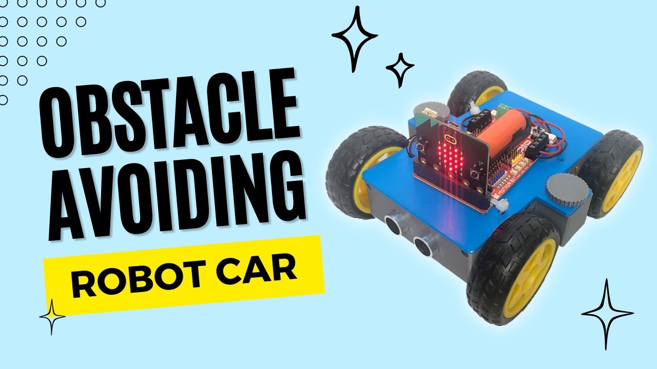 How to Build an Obstacle-Avoiding Robot Car with MOTION:BIT #microbit #robotics