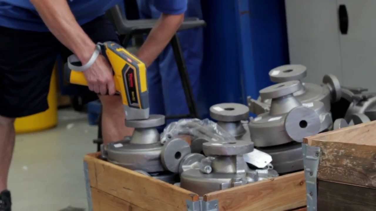 Positive Material Identification for QC with Niton handheld analyser, the XL2 GOLDD