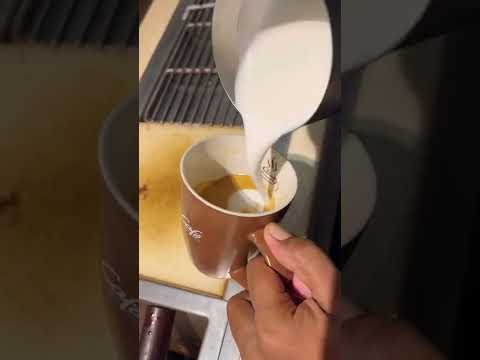 How Coffee is made at McCafe, McDonalds| Cappuccino #Shorts