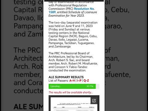 UPDATE RESULT FOR ARCHITECTURE