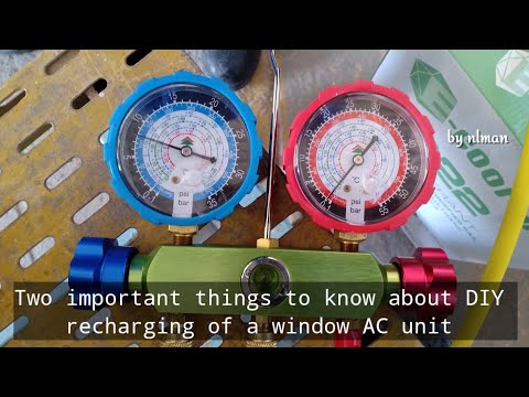 DIY - Recharging of a window AC unit