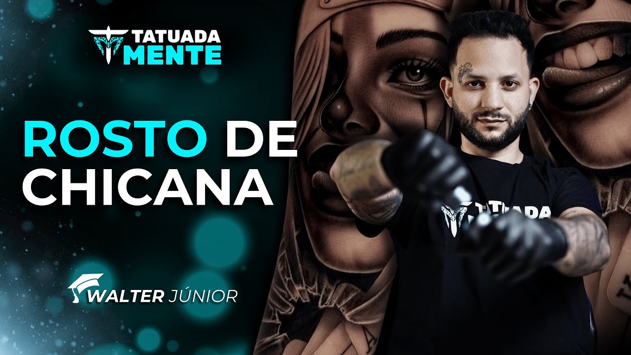 PASSO A PASSO DO ROSTO DE UMA CHICANA PRETO E CINZA✅