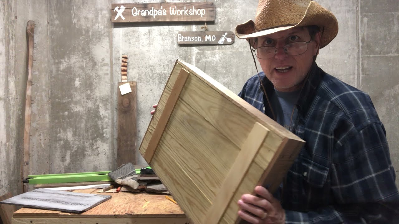 Farmhouse Rustic DIY Serving Tray & Bonus Decor, Pallet Boards, by Grandpa's Workshop in Branson