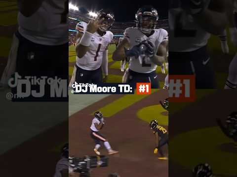 EveryJustin Fields ➡️ DJ Moore TD Reception !! #chicagobears #nfl #bears