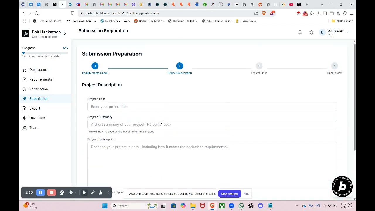 Hackathon Compliance Tracker