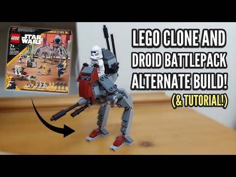 Lego Clone & Droid Battle Pack Alternate Build! (& Tutorial!)