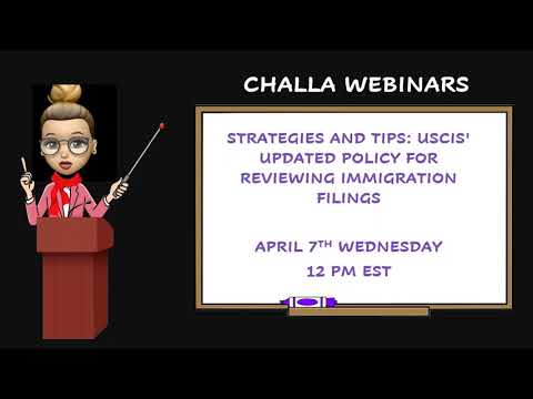 April 7 2021 DON’T WANT TO MISS THIS! USCIS ADJUDICATION PROCESS PER THEIR 2020 UPDATED GUIDELINES.