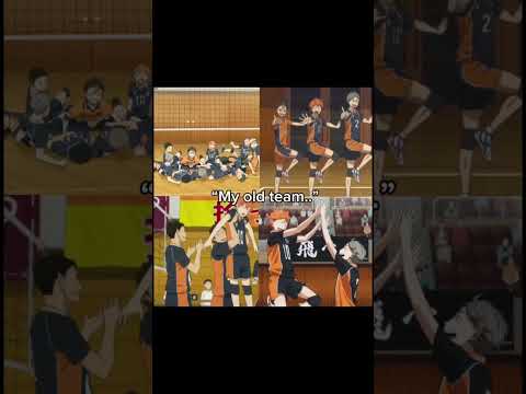 #haikyuu #hinatashoyo #msby “My old team..”