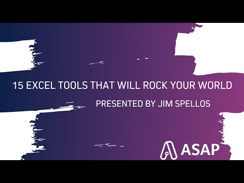 15 Excel Tools That Will Rock Your World