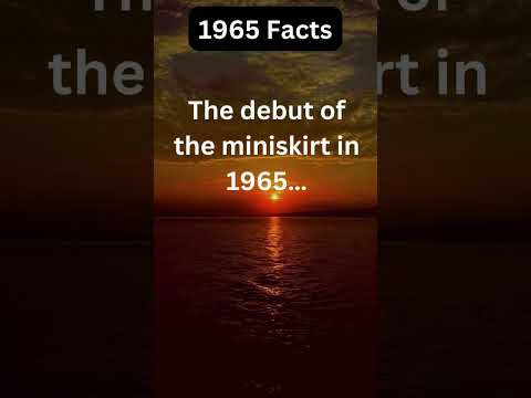 1965 Fact One #miniskirts #fashion #history