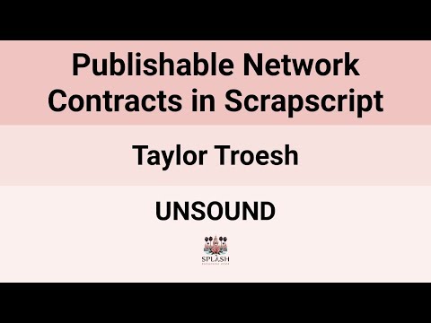[UNSOUND24] Publishable Network Contracts in Scrapscript