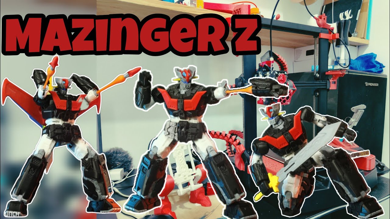 3D printed Mazinger Z