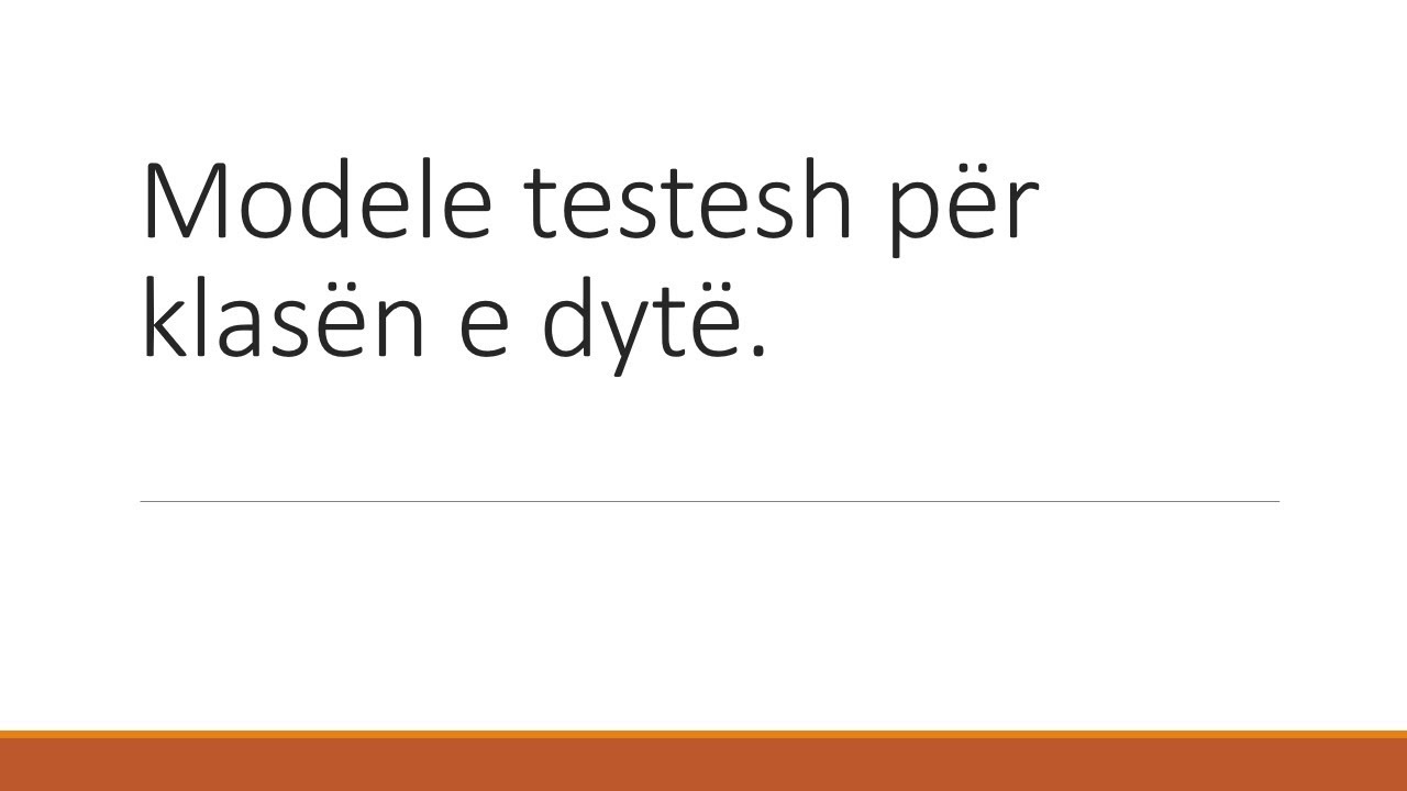 Modele testesh. Gjuha shqipe2