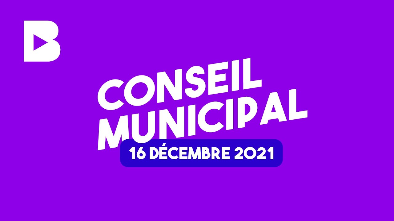 Conseil municipal du 16 décembre 2021