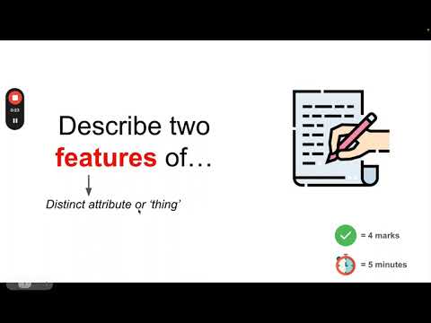 Edexcel (GCSE) - Describe two features of... (Medicine through time)