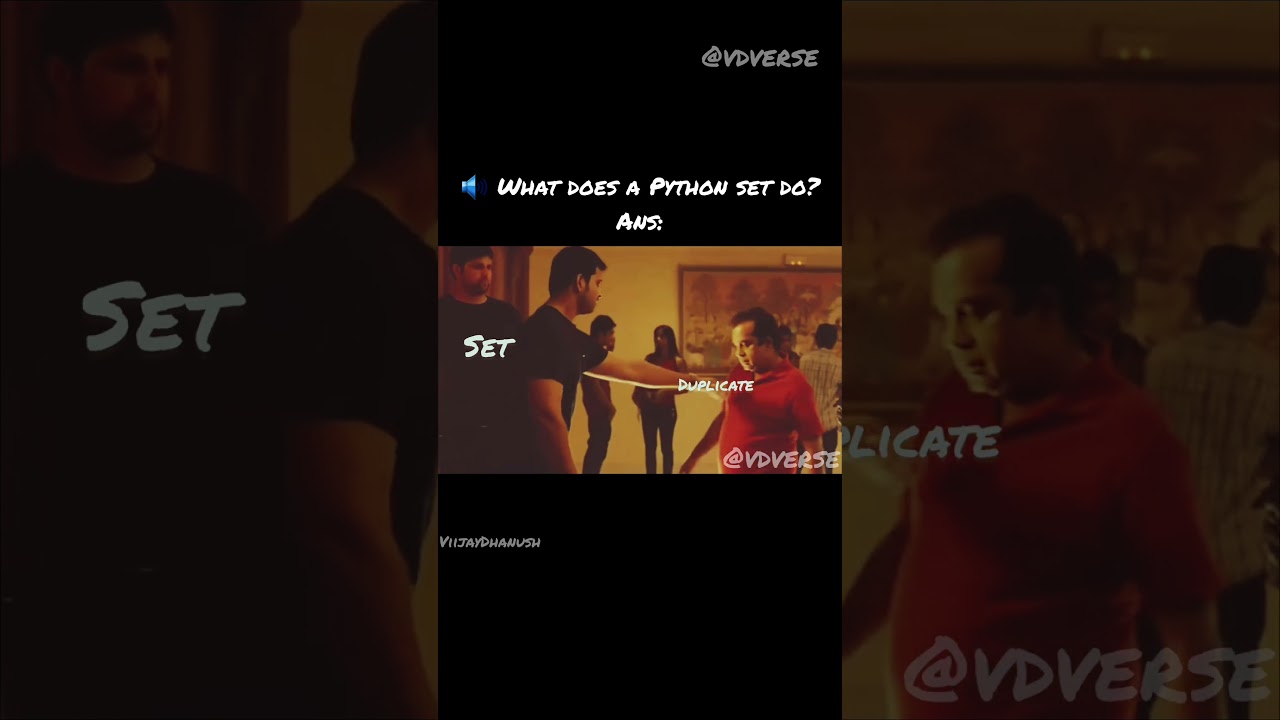 🔊 Python Sets: No Duplicates Allowed. One chance, one shot. #trending #shorts