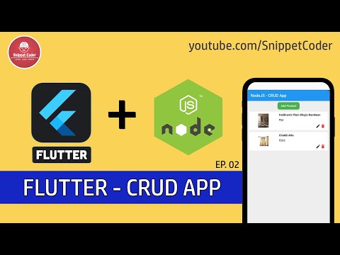 Learn Flutter CRUD Using NodeJS API EP 02 - Mind Luster