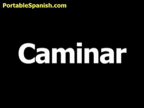 Spanish word for walk is caminar