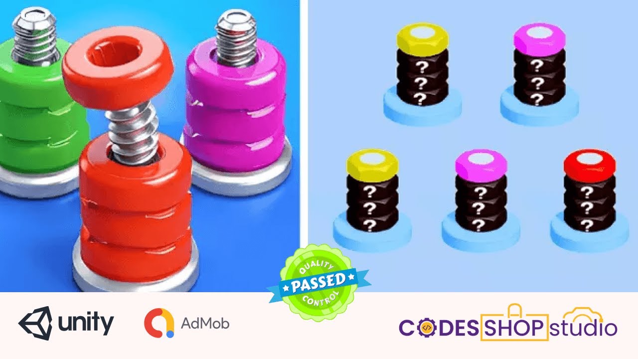 Nuts Bolts Sort Puzzle