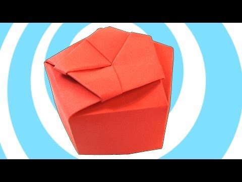 Paper Origami Pentagonal Gift Box Instructions | The Secrets of Origami