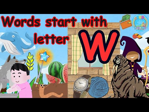 Words That Start with Letter W | Fun & Easy Learning for Kindergarten