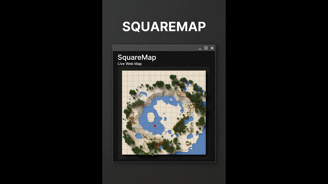 SquareMap Plugin Tutorial - Live Web Map for Your Minecraft Server!