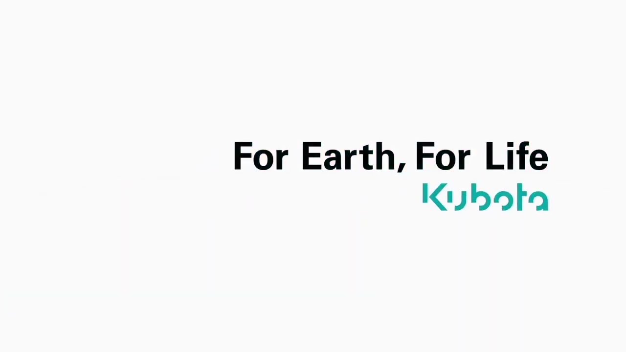 Kubota logo - For Earth, For Life (2018-present) (Intro)