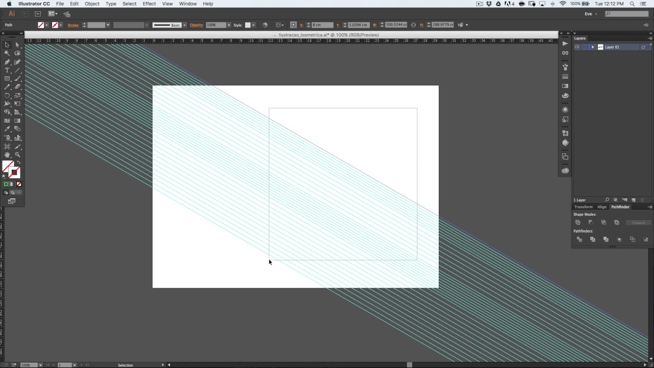 Tutorial - Ilustração Isométrica: Adobe Illustrator - Aula 02/06: Grid Isométrica
