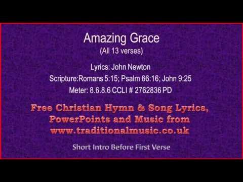 Amazing Grace(Original With All 13 verses) - Hymn Lyrics & Orchestral Music