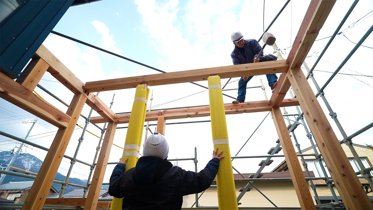 Framing a 9 ㎡ Home Addition by Hand With My Son | Carpenter's Addition