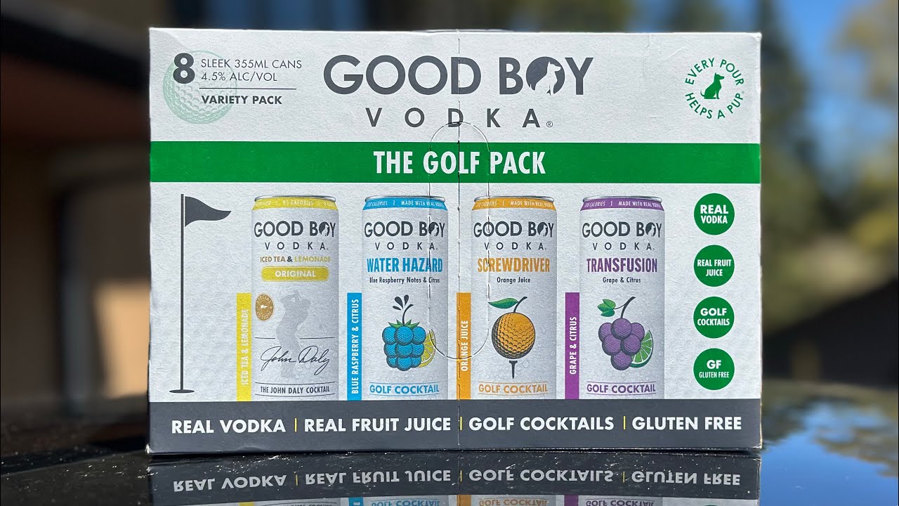 Good Boy Vodka|The Golf Pack|Best Pack Of 2026?!