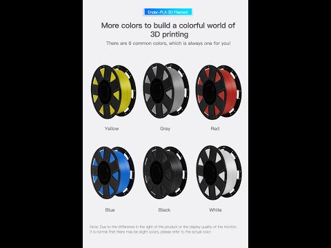 Original Creality Fdm 3d Printer Filament Pla 1.75mm 1kg