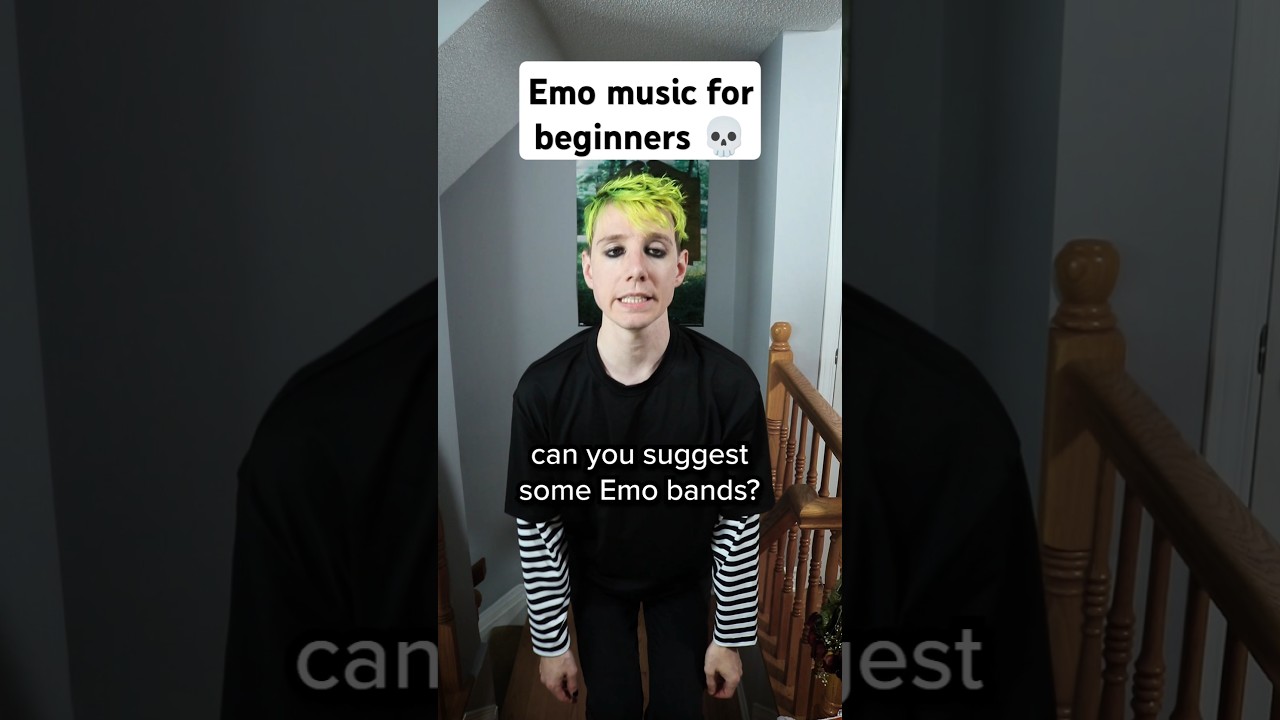 Emo music for beginners 💀 #emo #emomusic #poppunk #punk #rockmusic #alternative #alt