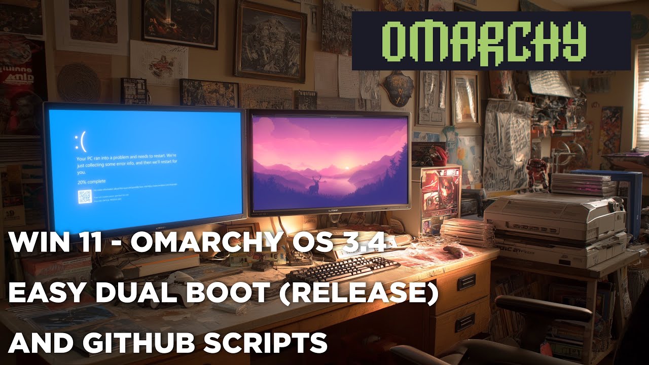 Win 11  & Omarchy Dual boot and GitHub update