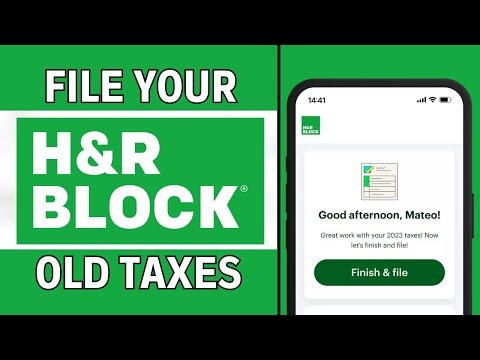 How to File Past Taxes on H&R Block | LATEST GUIDE