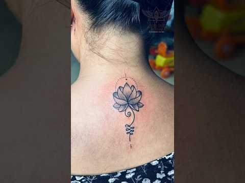 Lotus Tattoo | Mandala Lotus Tattoo for Women | Back Tattoo | Madala Tattoo | Flower Tattoo