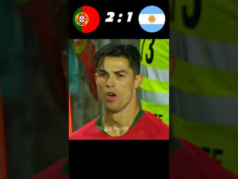 Portugal vs Argentina final Imaginary 2024 #shorts #football #youtube