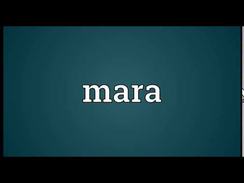 Mara Meaning | Wordogram